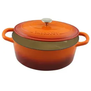 CROCK-POT 7 Quart Enameled Cast Iron Oval Dutch Oven