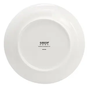 GIBSON HOME Pacific Waves 12 Piece Round Ceramic Dinnerware Set