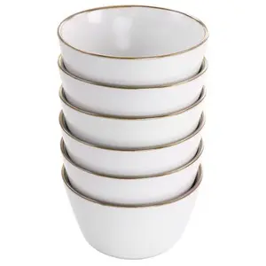 ELAMA Arthur 6 Piece Stoneware Bowl Set
