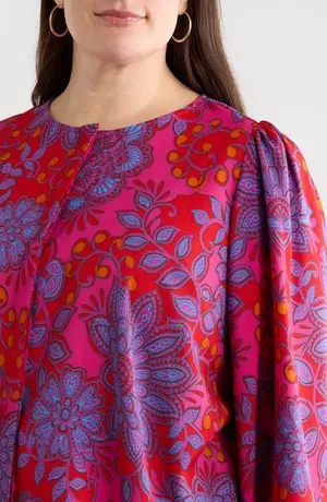 SUGARLIPS Floral Button-up Shirt