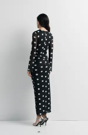 ROMY Clara Mesh Dress - Spot