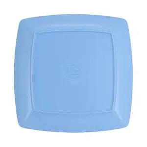 GIBSON HOME Grayson 4 Piece 8.5 Inch Square Melamine Dessert Plate Set