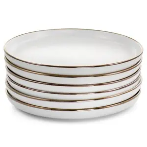 ELAMA Arthur 6 Piece Stoneware Dinner Plate Set