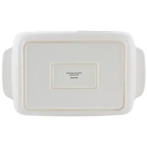 CROCKPOT 2.5 Quart And 3.5 Quart Rectangular Stoneware Bake Pan Set