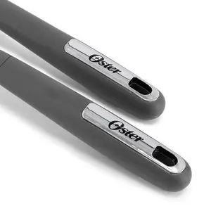 OSTER Ridgecrest 2 Piece Silicone Kitchen Tool Serving Spoon And Turner Set