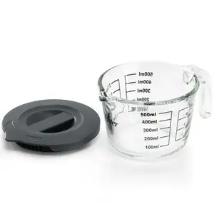 OSTER Coolidge 16 Ounce Glass Measuring Cup With Lid