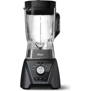 OSTER Texture Select 8 Cup 1200 Watt All Metal Drive Plastic Jar Blender With 9 Settings - Silver