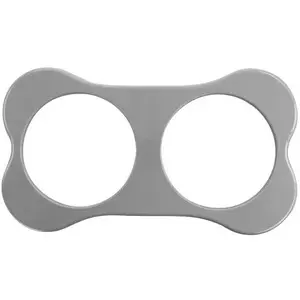 GIBSON HOME Bow Wow Meow 3 Piece Elevated Pet Bowl Dinner Set