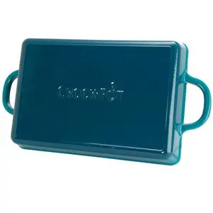 CROCK-POT 13 In. Enameled Cast Iron Lasagna Pan