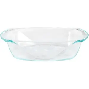 SOHO LOUNGE Carnegie Hill 12.6 Inch X 8.3 Inch X 2.8 Inch Tempe Glass Lasagna Pan With Built-in Handles - Clear