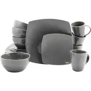 GIBSON HOME Square Dinnerware Set