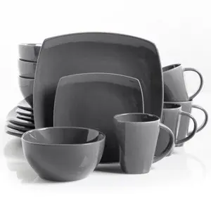 GIBSON HOME Square Dinnerware Set