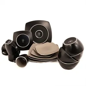 GIBSON HOME Matte 16-piece Dinnerware Set