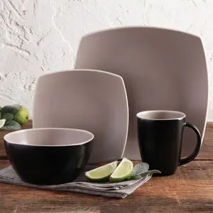GIBSON HOME Matte 16-piece Dinnerware Set