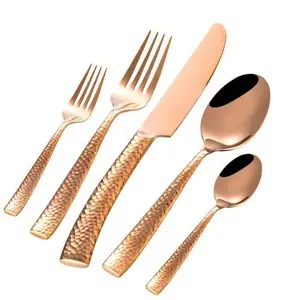GIBSON ELITE Stonehenge 20 Piece Flatware Set Gold