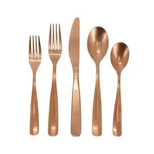 GIBSON HOME Hulton 20 Piece Stainless Steel Flatware Set