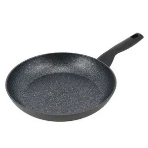 KORKMAZ Nora Granit 2.4 Liter Aluminum Nonstick Frypan - Black
