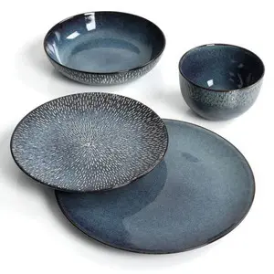 GIBSON ELITE Matisse 16-piece Double Bowl Dinnerware Set