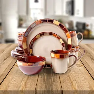 GIBSON ELITE Casa Estebana 16 Pc Dinnerware Set