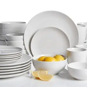 GIBSON HOME Ogalla 30 Piece Porcelain Dinnerware Set