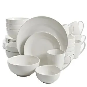 GIBSON HOME Ogalla 30 Piece Porcelain Dinnerware Set