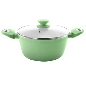 GIBSON HOME Plaza Cafe 7 Piece Essential Core Aluminum Cookware Set