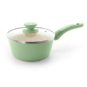 GIBSON HOME Plaza Cafe 7 Piece Essential Core Aluminum Cookware Set