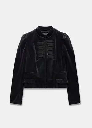 Mint Velvet Velvet Military Jacket