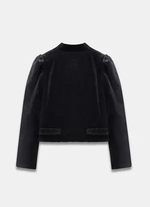 Mint Velvet Velvet Military Jacket