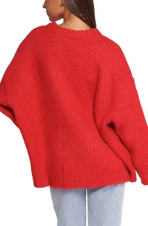PETAL & PUP Lloyd Oversized Crewneck Sweater