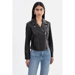 LAMARQUE Klea Recycled Leather Biker Jacket
