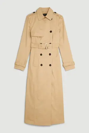 Karen Millen Tailored Classic Belted Trench Coat