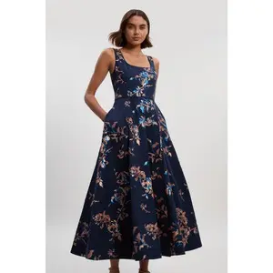 Karen Millen Satin Sequin Prom Dress