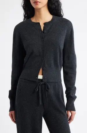 ARTLESS FOREVER Tove Wool & Cashmere Cardigan - Charcoal