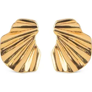 ENAMEL COPENHAGEN Wave Earrings - Gold