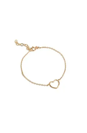 ENAMEL COPENHAGEN Organic Heart Bracelet - Gold
