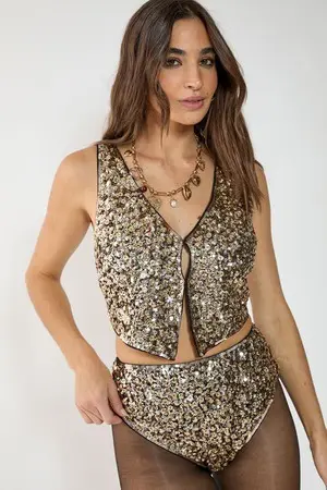 Nasty Gal Sequined Outerwear For Women