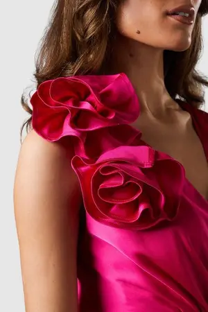 Coast Corsage Cowl Back Jumpsuit - Pink