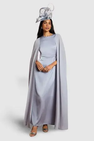 Coast Sleeveless Cape Maxi Dress