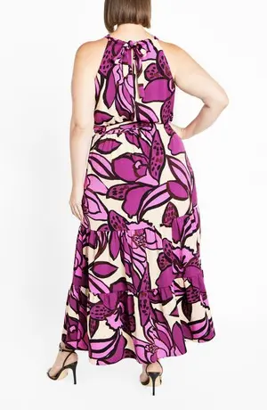 City Chic Felicity Floral Maxi Dress