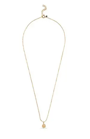 ENAMEL COPENHAGEN Four-leaf Clover Pendant Necklace