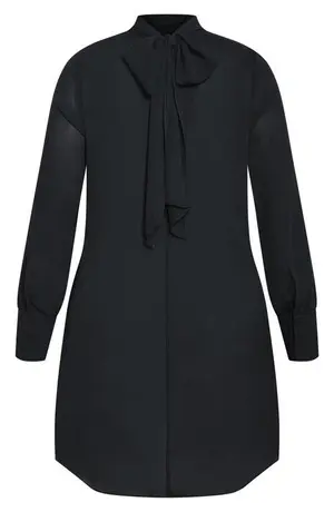 City Chic Bow Tunic Top