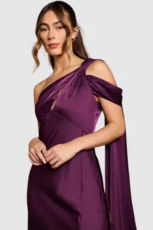 Coast Satin Fishtail Maxi Dress