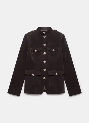 Mint Velvet Corduroy Military Jacket