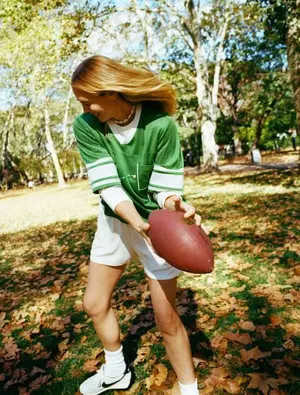 TOMBOLO Relaxed Crop Cut Jersey - Green