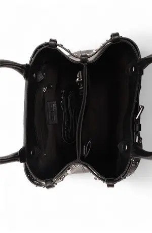 Walter Baker Brooks Studded Leather Satchel