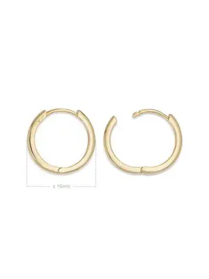 DEVATA 14k Gold Hoop Earrings