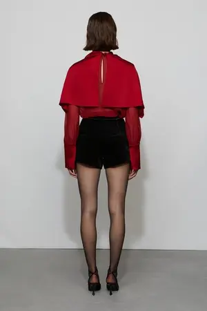 ET OCHS Theo Velvet Shorts