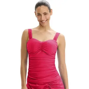 GOTTEX Tutti Frutti Underwire D-cup Tankini Top - Magenta