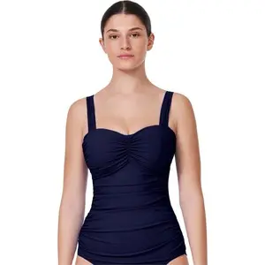 GOTTEX Tutti Frutti Underwire D-cup Tankini Top - Navy